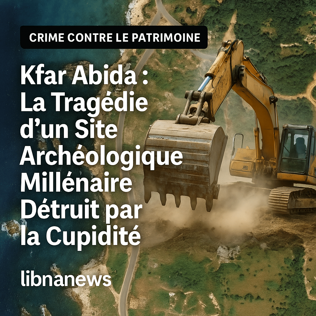 Kfar Abida : La tragédie d’un site archéologique millénaire détruit par ...